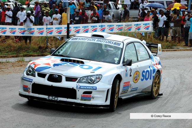 SOL RALLY BARBADOS 2012 ENTRY HAT-TRICK RECORD | Barbados Rally Club